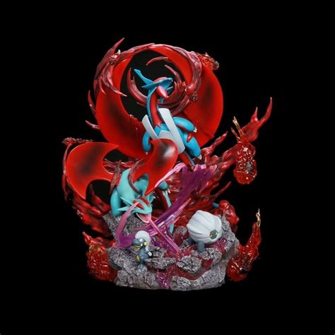 Pokemon Salamence Bagon Shelgon Mega Evolution Pvc Figure Statue