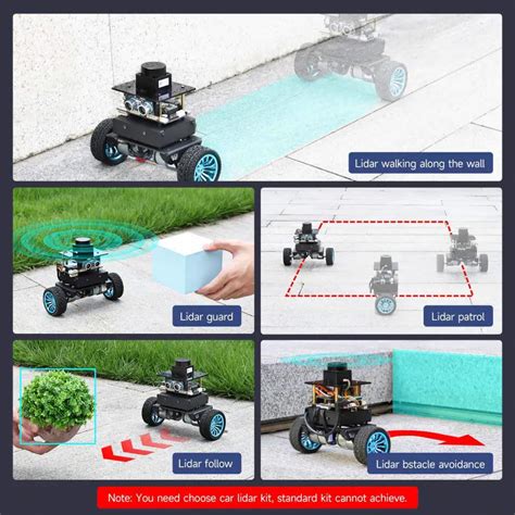 Yahboom Stm32 Self Balancing Robot Car Lidar Kit Robotshop