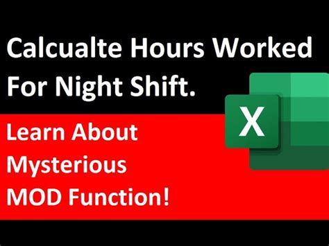 Formula To Calculate Hours Worked In Excel And Dax Day Or Night Shift Excel Magic Trick 1826
