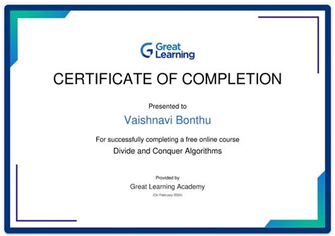 Vaishnavi Bonthu On Linkedin Algorithms Greatlearning