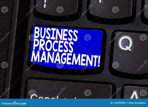 Word Writing Text Business Process Management Business Concept For Discipline Of Improving A