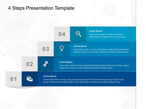 Four Steps Templates For PowerPoint Google Slides