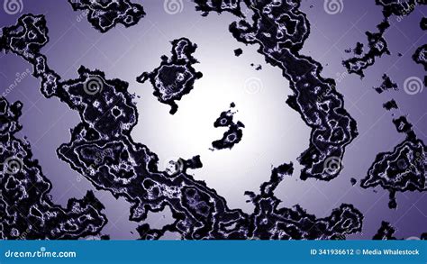 Visualization Of A Chemical Reaction Pathway Involving Molecular Interactions And