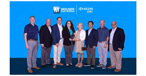 Mouser Electronics Named High Service Distributor Of The Year By Kyocera Avx For Best In Class