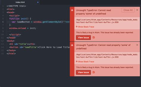 Uncaught Typeerror Cannot Read Property Some Of Undefined · Issue 17055 · Atomatom · Github