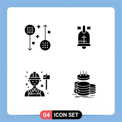 4 Universal Solid Glyph Signs Symbols Of Disease Employee Disease American Png And Vector