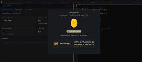 Anish Sd On Linkedin Geekstreak2024 Gfgghrcemn Ghrcemn Dsa Coding
