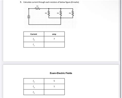 Calculate Current Through Each Resistors Of Below