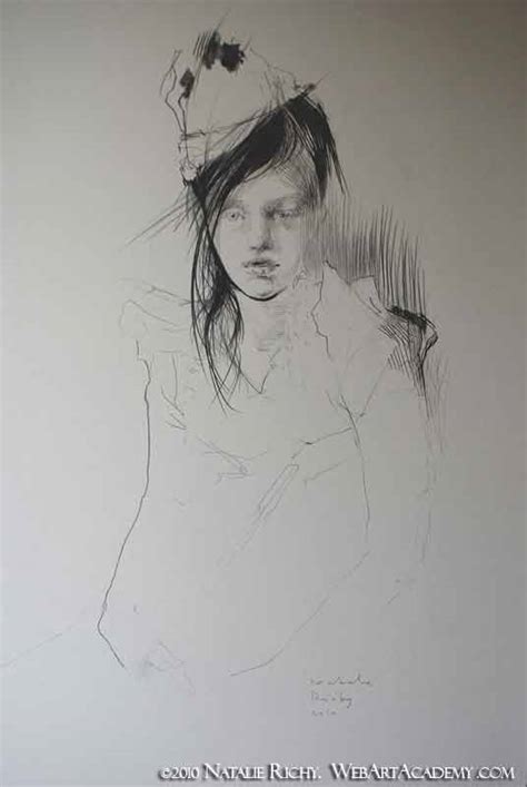 Fine Art Video Tutorials How To Draw A Portrait Of A Girl Web Art