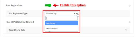 how to enable post pagination in single page amp tutorials