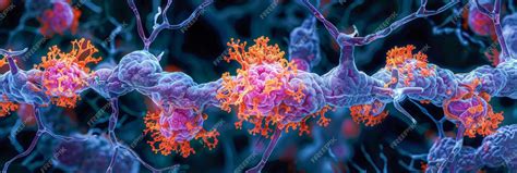 Premium Photo Detailed Visualization Of Synaptic Transmission In