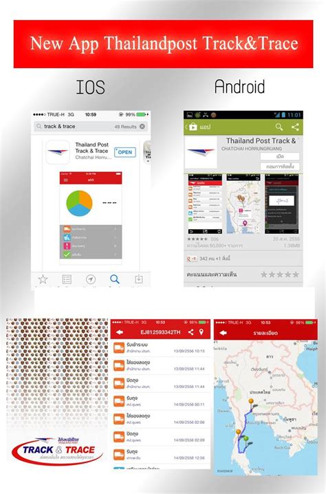 บริษัท ไปรษณีย์ไทย จำกัด เช็คสถานะสิ่งของกันได้ง่ายๆ ผ่าน Application