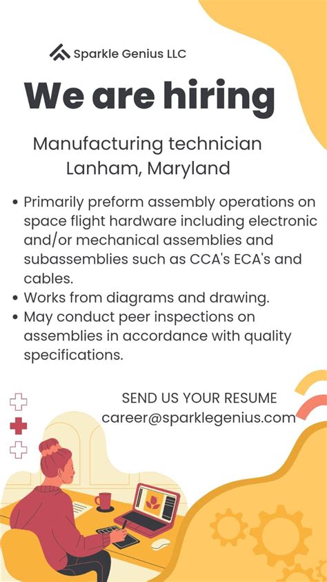 Sparkle Genius Llc On Linkedin Manufacturing Technician