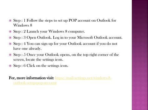 PPT Do You Want To Configure The Windows 8 Outlook Setup Pop Account PowerPoint Presentation