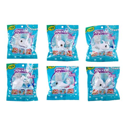 Assorted Scribble Scrubbie® Ocean Pets Washable Pet Figurine Michaels