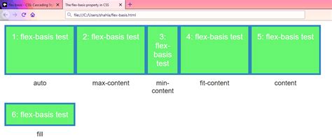 CSS Flex Basis Property Studytonight