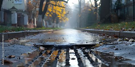 Optimizing Urban Water Drainage Systems For Effective Rainwater Management Concept Urban Water