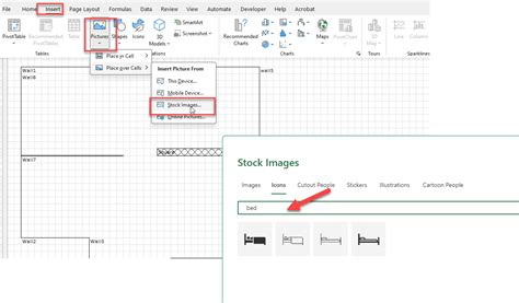 how to make a floor plan in excel free template