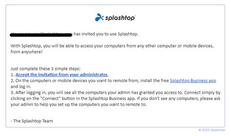 Setting Up Splashtop As An Invited User Splashtop Business Support