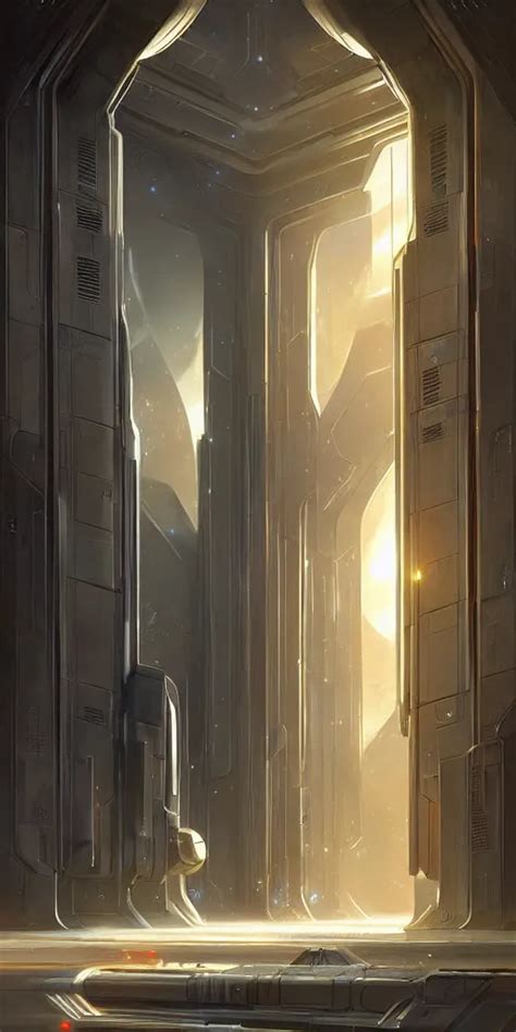 Sci Fi Door Concept Art