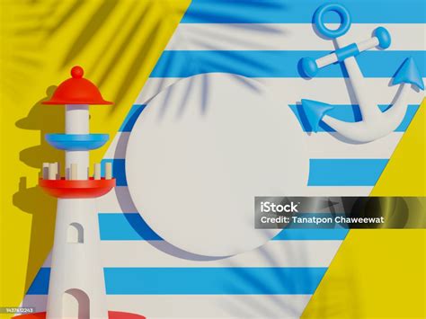 3d는 여름 배경이 있는 야자수 잎의 그림자가 있는 제품을 모형화하고 전시하기 위한 흰색 빈 실린더 프레임의 평면도를 렌더링