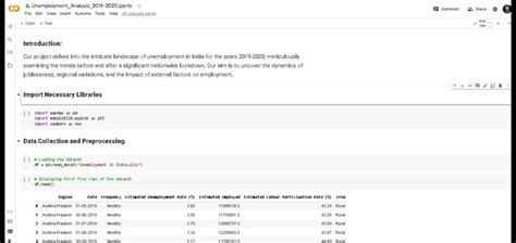 📊 Completed The Second Dataset For Unemployment Trends 📈 Thankful For