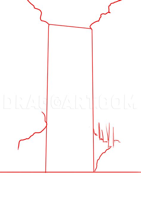 How To Draw Waterfall Step By Step