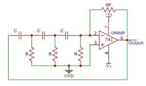 RC Phase Shift Oscillator Circuit Working Applications