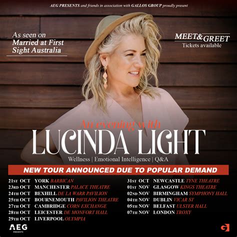 An Evening With Lucinda Light Liverpool Olympia