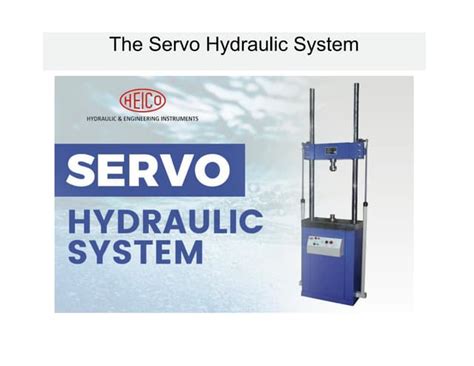 The Servo Hydraulic System Pdf