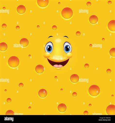 Cartoon Cheese Smiling Stock Vector Image And Art Alamy