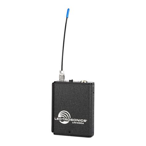 LECTROSONICS UM400A INSTRUCTION MANUAL Pdf Download ManualsLib