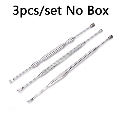 Stks Set Oor Pick Lepel Roestvrij Stalen Spiraal Vicedeal