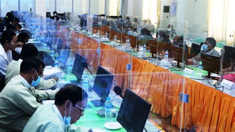 ပြည်နယ်စီမံအုပ်ချုပ်ရေးကောင်စီနှင့် ပြည်နယ်အဆင့်ဌာနဆိုင်ရာများလုပ်ငန်းညှိနှိုင်းအစည်းအဝေးကျင်းပ