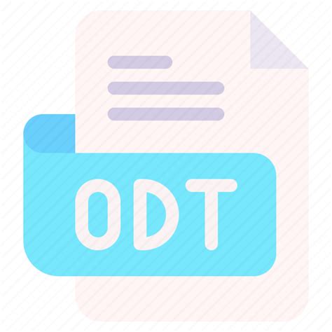 Odt File Type Format Extension Document Icon Download On Iconfinder
