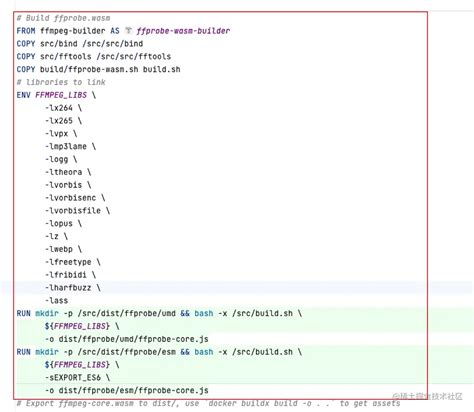 基于ffmpegffmpeg做简单修改打包一个ffprobewasm基于ffmpegffmpeg做简单修改打包 掘金