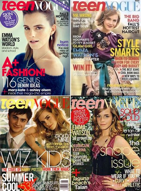 Emma Watson Na Teen Vogue De Agosto Teen Vogue Emma Vogue