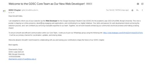 Anirudh Dattu On Linkedin Gdsc Bmlmunjaluniversity Webdeveloper