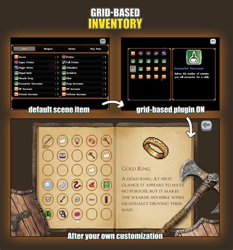 Grid Based Inventory Plugin For RPG Maker MZ By Sang Hendrix