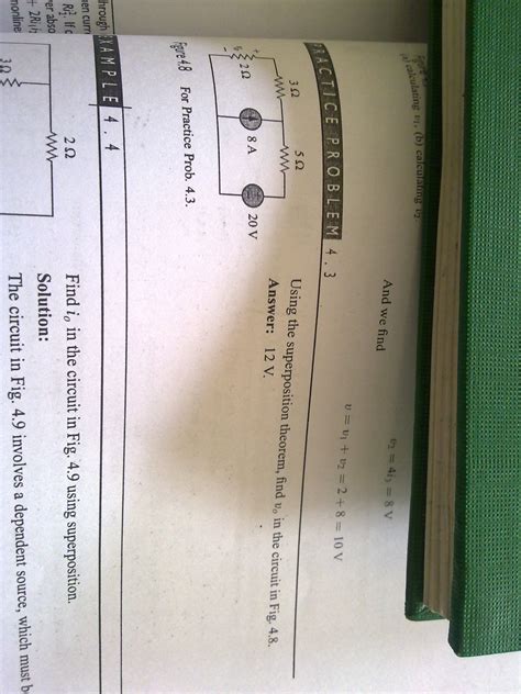 Using Superposition Theorem Find V0 In Circuit In
