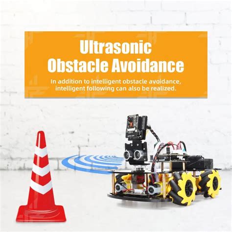 Esp32cam Starter Kit Programmable Obstacle Avoidance Tracking Smart Camera Robot Car Kit For