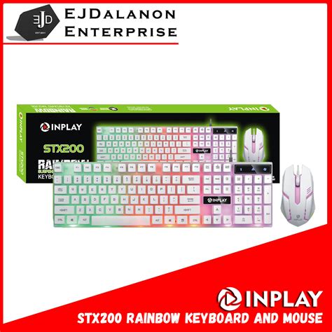 Inplay Stx200 White Keyboard And Mouse Bundle Inplay Stx200 Keyboard Mouse Ejdalanon