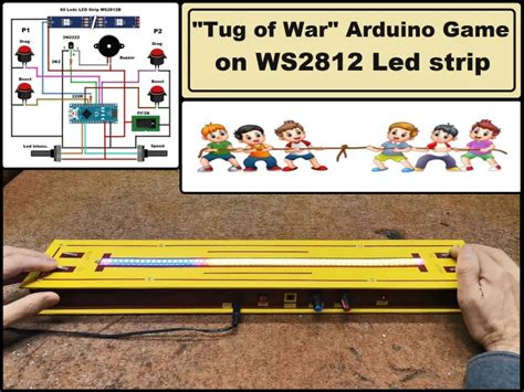 Tug Of War Arduino Game On WS2812 Led Strip