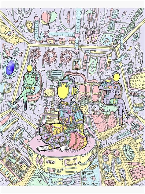 Space Babes Inside Dodecahedron Sticker For Sale By Riggsgreggors