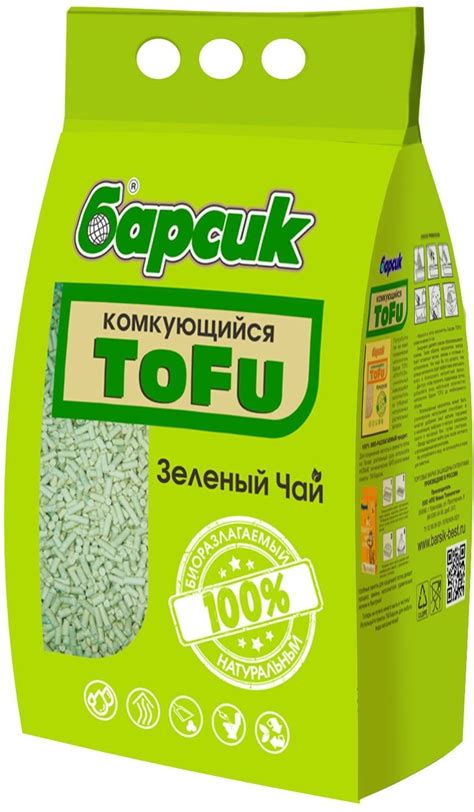 Купить Наполнитель Барсик TOFU Зеленый Чай 4.54 л в кредит в Алматы ...