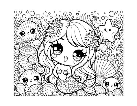 Free Printable Mermaid Coloring Pages