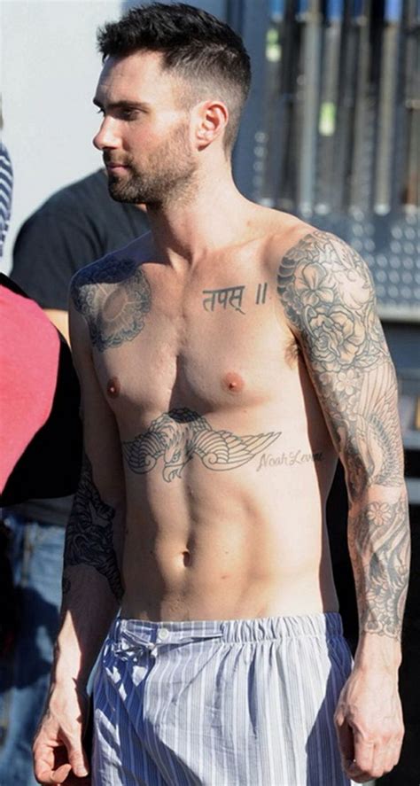 Adam Levine Sleeve Tattoo