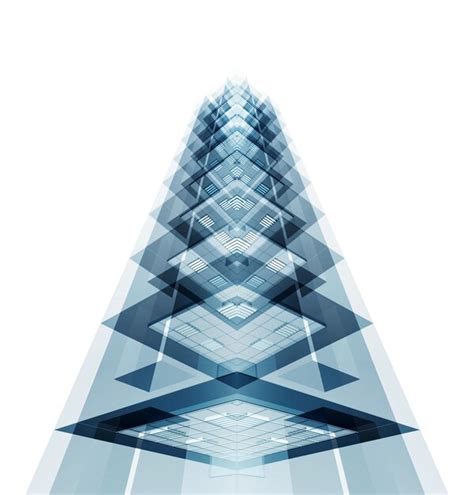 Premium Photo Abstract Architecture Concept White Isolated 3d Rendering