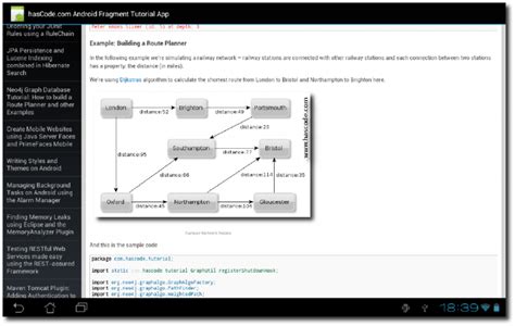using the android fragment api in a tablet app micha kops tech notes