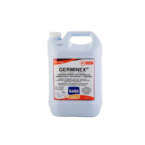 Limpiador Germinex Desinfectante Bacterizida Multisuperficies 5 Kg